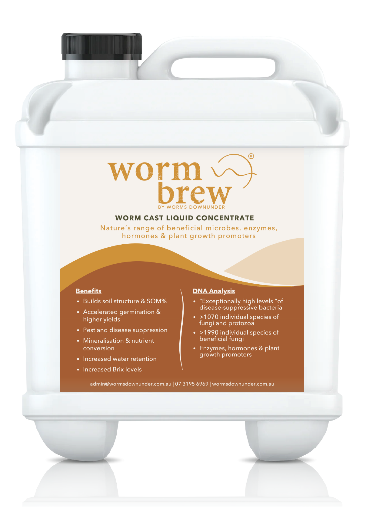 20L Worm Brew - Liquid Worm Cast Concentrate – Worms Downunder